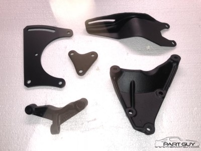 69-70 Chevy SB A/C COMPRESSOR MOUNT BRACKET SET AC Air Conditioning ...