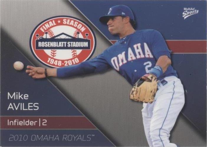 2010 MultiAd Sports Omaha Royals - Mike Aviles #2 for sale online | eBay