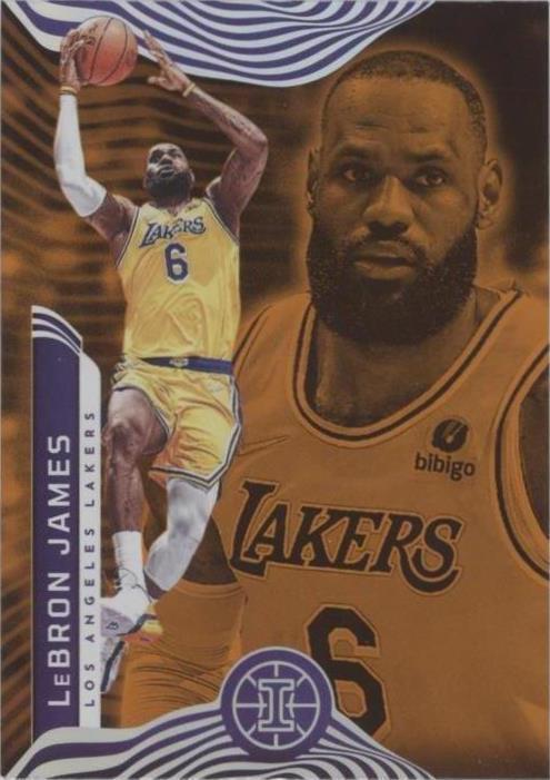 2021-22 Panini Illusions - LeBron James #96 Trophy Collection Orange ...