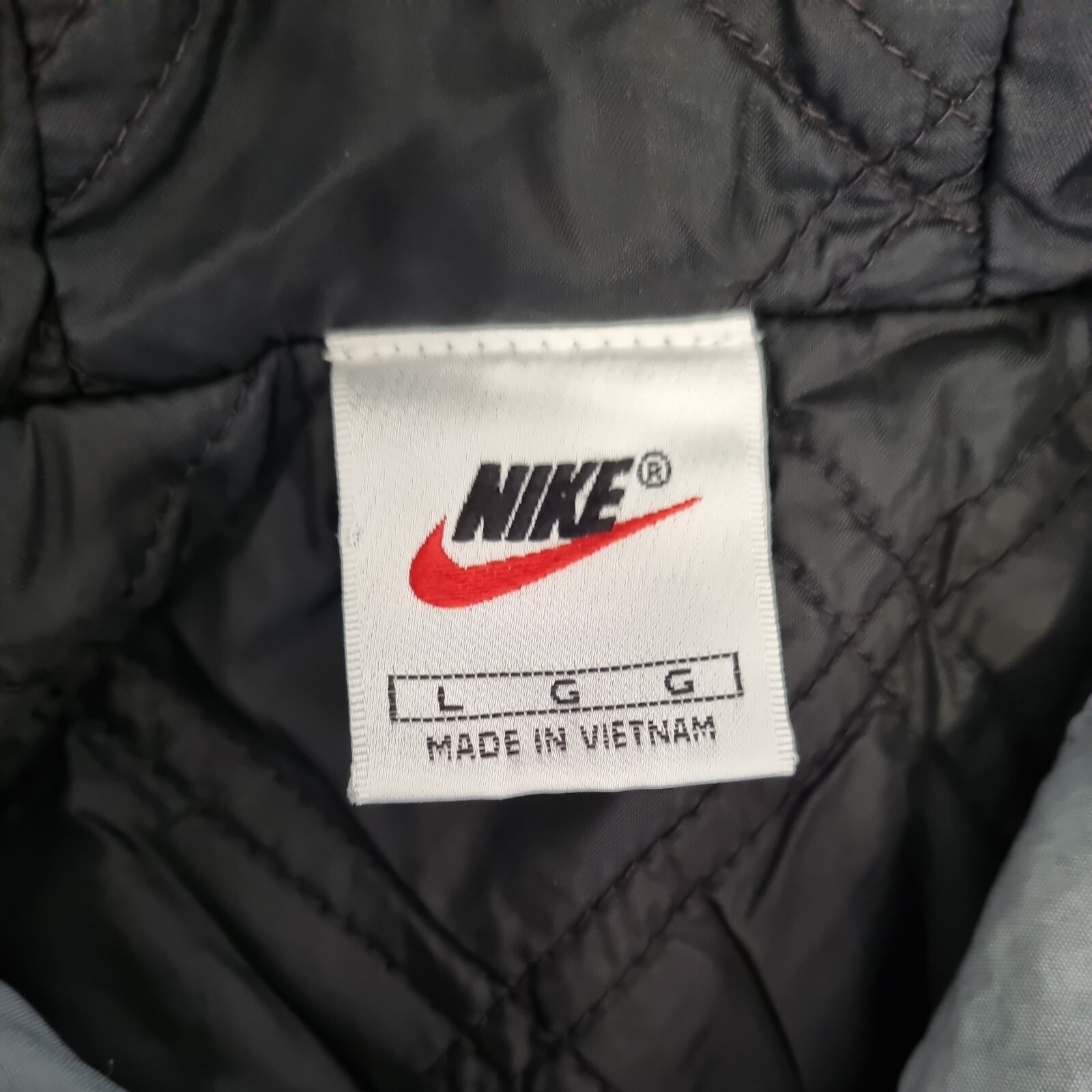 Vintage Nike Hooded Windbreaker Button Up Coat Jacket Embroidered Logo ...