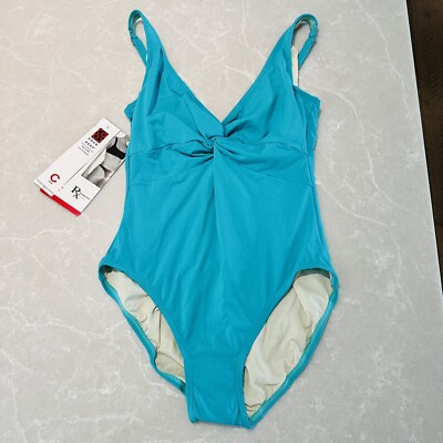 NWT Coco Reef Perfection Fit One Piece Turquoise Swimsuit Size 34C | eBay