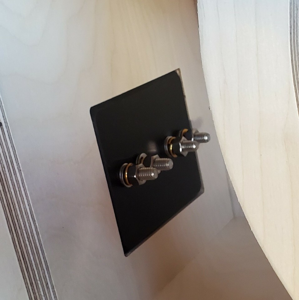 GP Car Audio 2 Channel Heavy Duty Speaker Terminal Stainless Steel ...