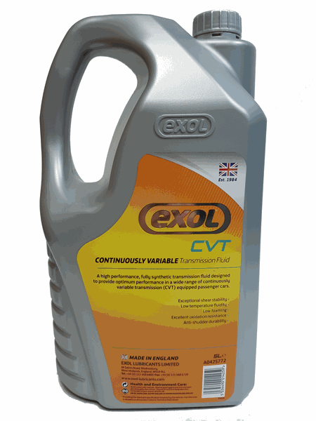 EXOL CVT FLUID SYNTHETIC TRANSMISSION OIL 5 L NISSAN NS-2 HYUNDAI KIA ...