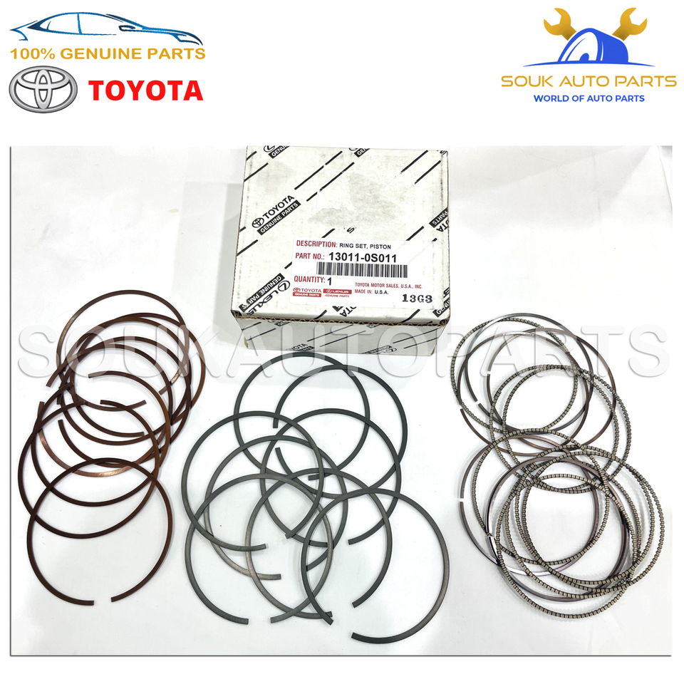 13011-0S011 Genuine Toyota PISTON RING 130110S011 OEM LAND CRUISER ...