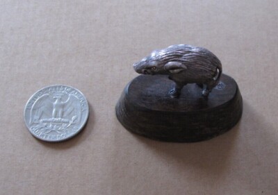 MAVROS STERLING BABY BUSHPIG SCULPTURE ZIMBABWE | eBay