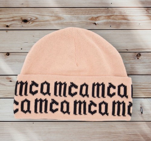 Alexander McQueen MCQ Logo Pink Beanie Hat M New With Tags RRP £139 | eBay