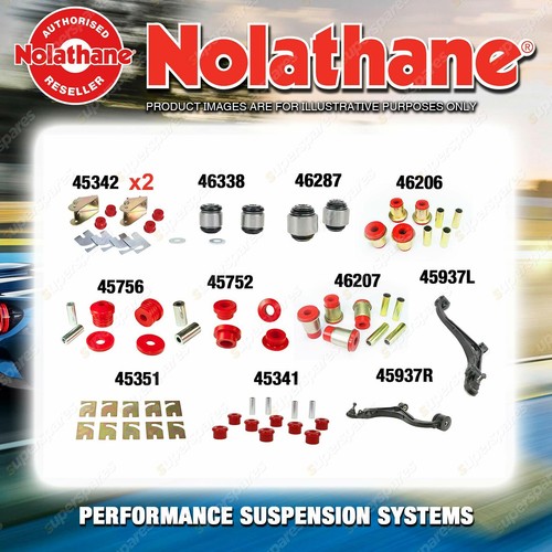 Nolathane Control arm & bush kit with shims for FORD TICKFORD TS50 AU ...