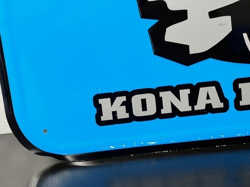 Kona Bicycle Dealer Advertising Sign Embossed Metal Sign 24X24 | eBay