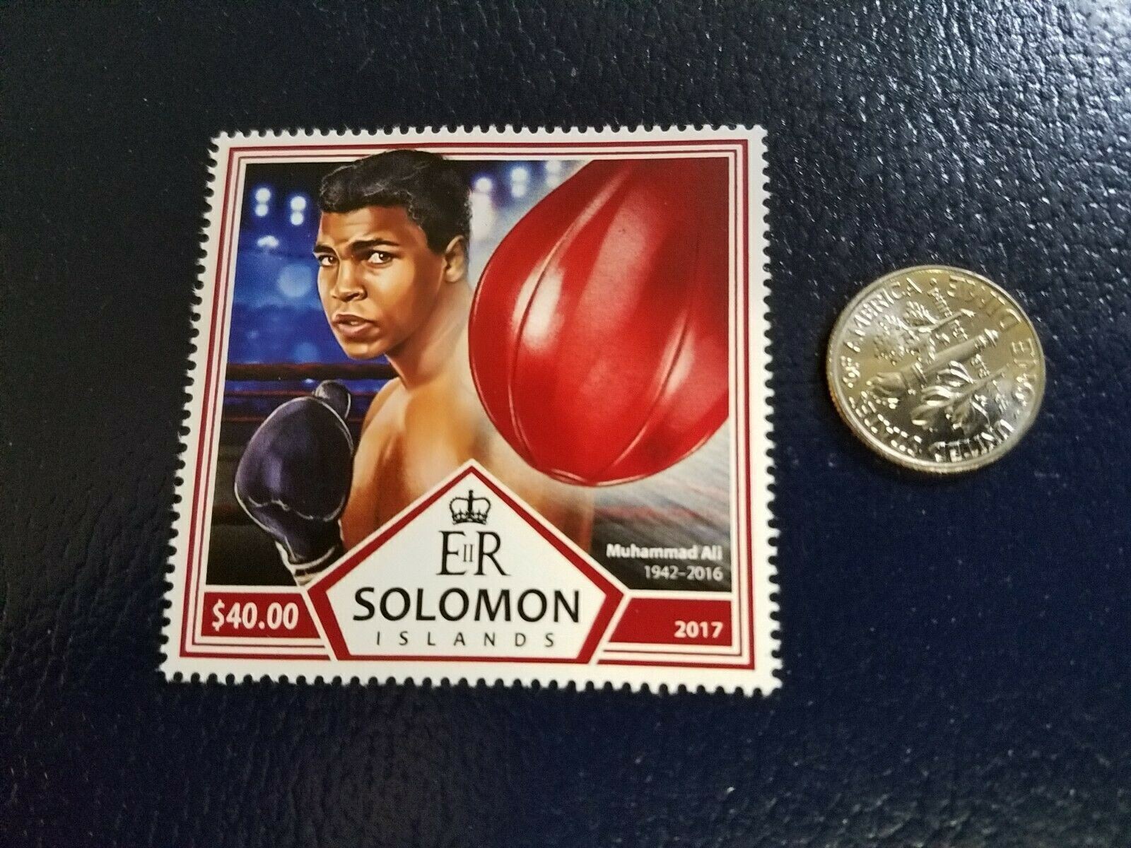 Muhammad Ali Cassius Clay Boxing 2017 Solomon Islands Perforated Stamp ...