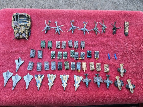 Kenner Mega Force 1989 52 Vehicle lot. Planes, Tanks, VTOLs, copters ...