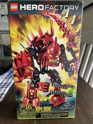 LEGO Hero Factory: Xplode (7147) 100% Complete Sealed Box | eBay