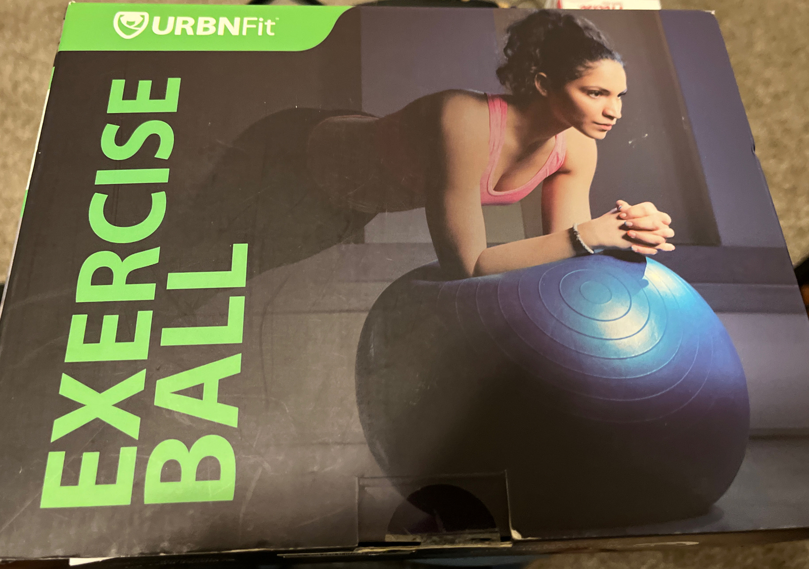 URBNFit Exercise Ball (multiple Sizes) for Fitness Stability 55 Cm ...