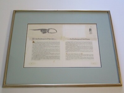 WILLIAM GILKERSON ORIGINAL DRAWING ILLUSTRATION FOR BOOK WHALE BONES ...