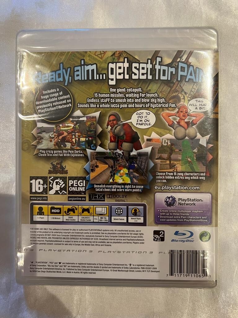 PAIN (Sony PlayStation 3, 2008) - European Version for sale online | eBay
