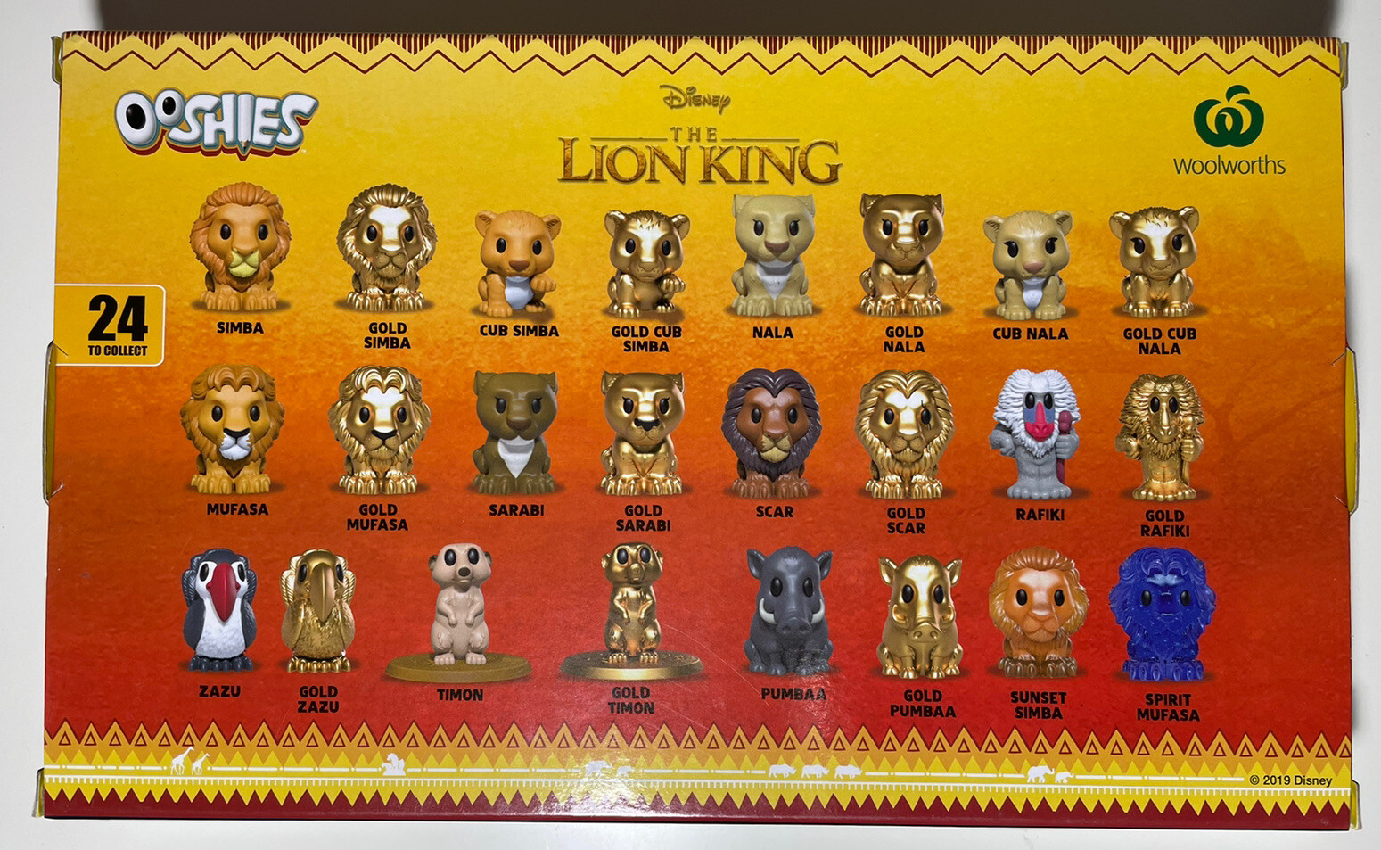 **MINT** 2019 Woolworths Disney The Lion King Ooshies Collection Full ...