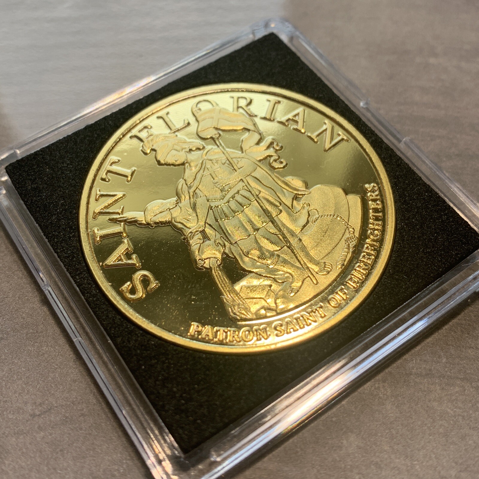 LACoFD LOS ANGELES COUNTY FIRE DEPARTMENT Gold Plated Challenge Coin ...