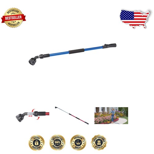 Versatile Telescoping Rain Water Wand in Blue - 34-55 Inches Adjustable ...
