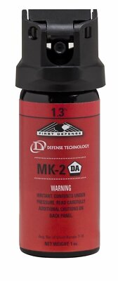 Defense Technology First Defense OC Cone MK-2 1.3% Solution Red Band ...