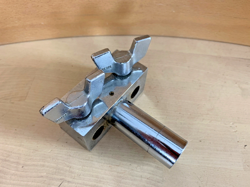 YAMAHA 80s 90s Vtg Double Rack Tom Post Holder Mount Split Part 3/4 ...