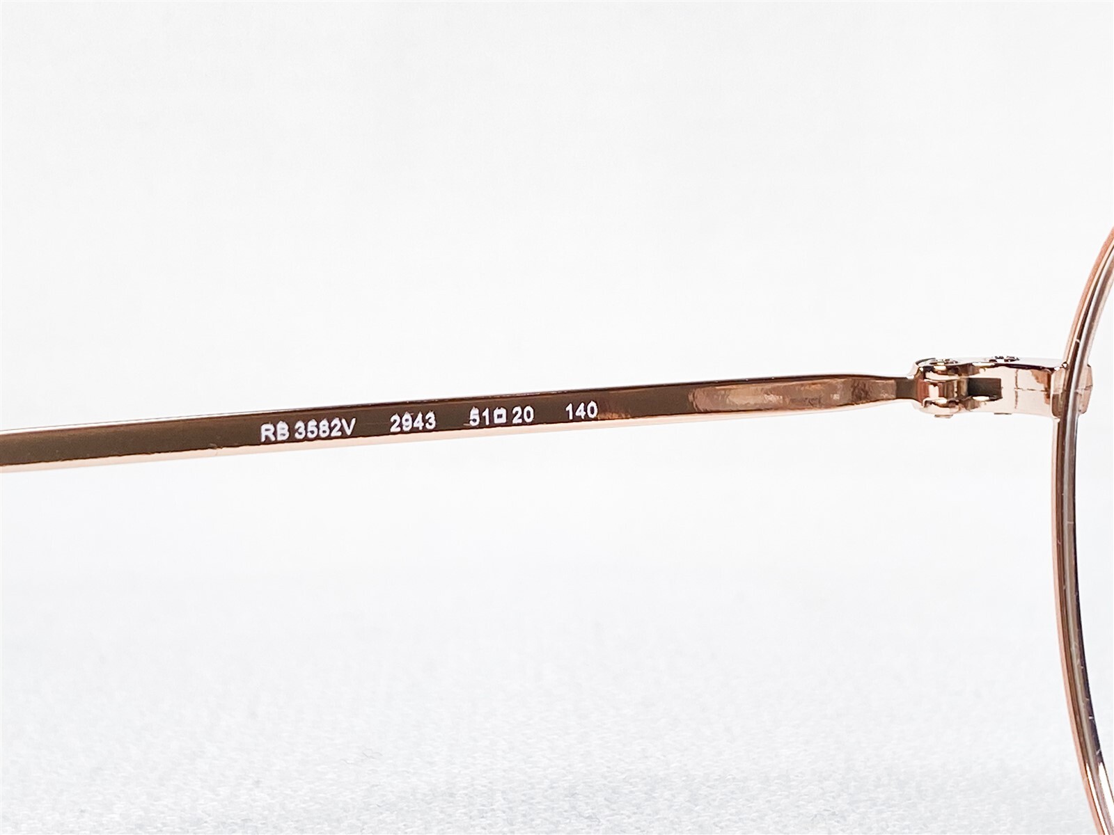 NEW Ray Ban RB3582V 2943 Unisex Copper Round Designer Eyeglasses Frames ...