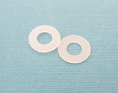 Nylon Washers / Shims, Plastic Fasteners OD 11mm x ID 5.3mm x 0.5mm ...