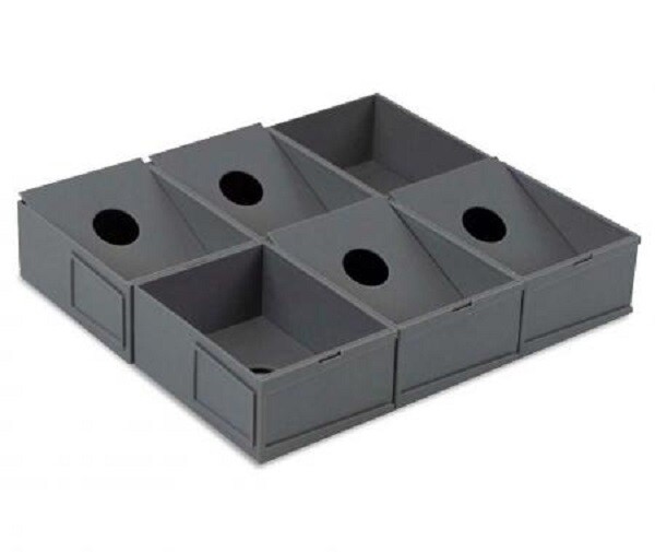 3 BCW Modular Sorting Tray 6 Cells Pack For Toploaders, Sleeves ...