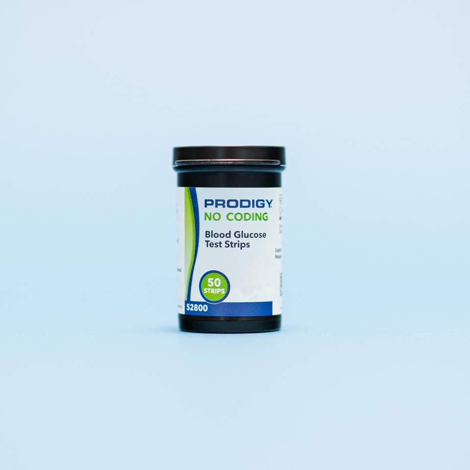 PRODIGY No Coding Blood Glucose Test Strips - 1,000 Strips (52800 ...