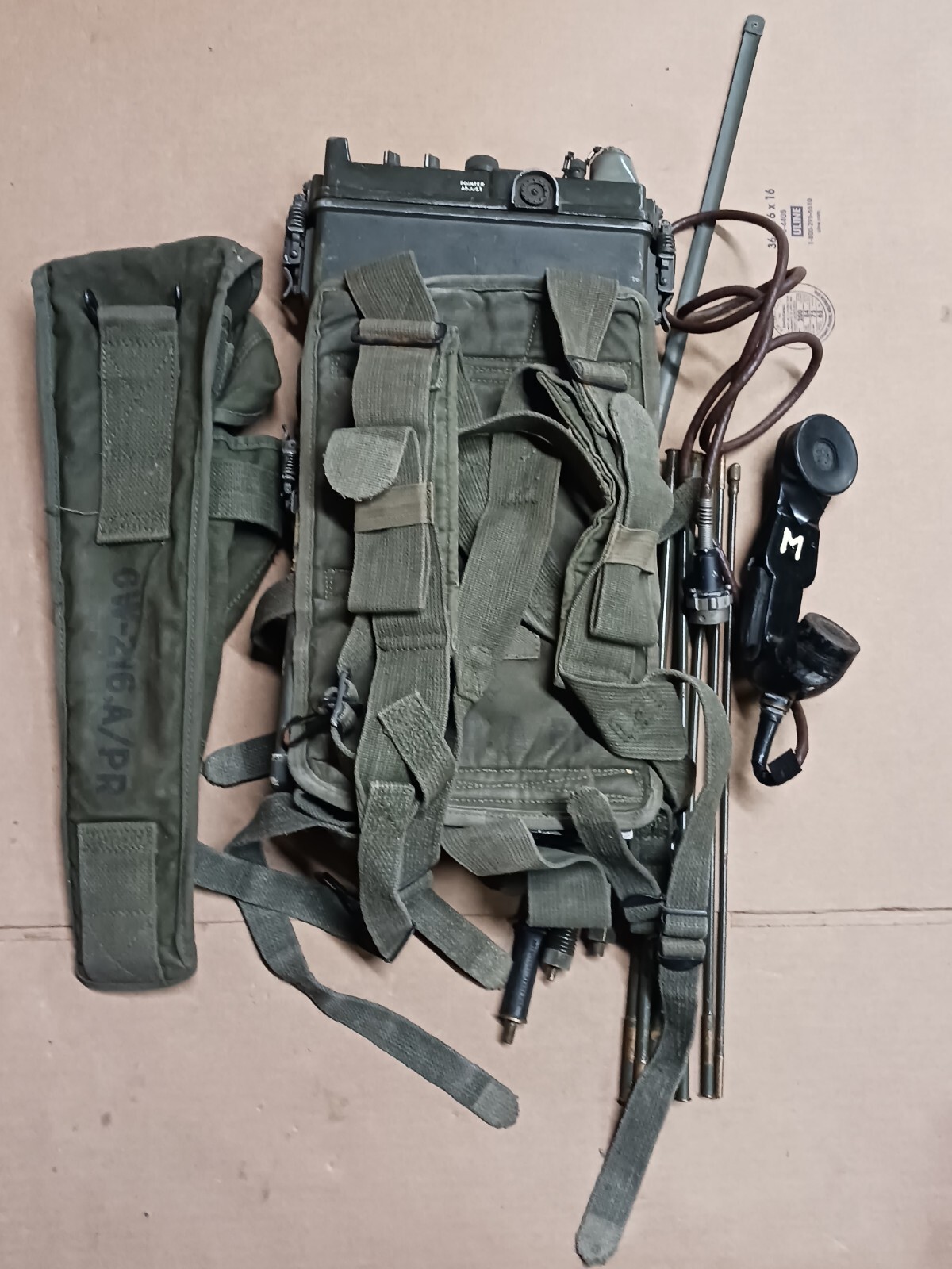 French NATO Military Radio PRC-10A ER-75A With Antenna Headset And ...