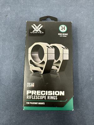 Vortex Precision - 34mm High - Rifle Scope Rings PMR-34-126 for ...