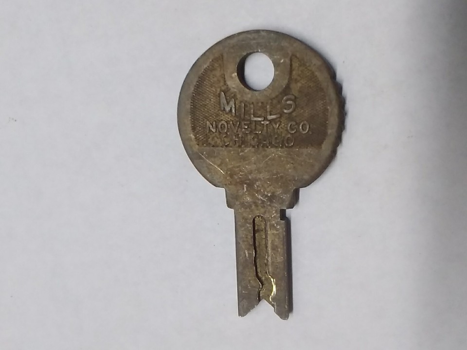 Mills Novelty Co. Chicago Slot Machine Key No. L 216 L216 Antique | eBay
