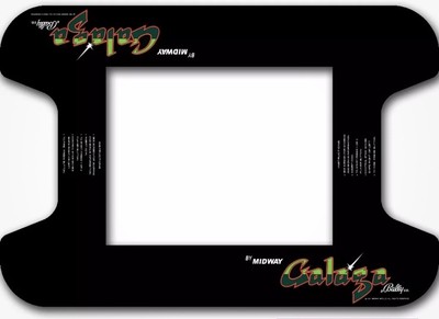 Galaga Arcade Cocktail Underlay Artwork Sticker Decal | eBay