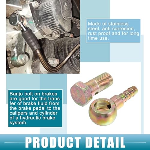 Car Oil Cooler Screw Ball Head Adapter Turbo Brake Line Bolt Adapter.0 ...