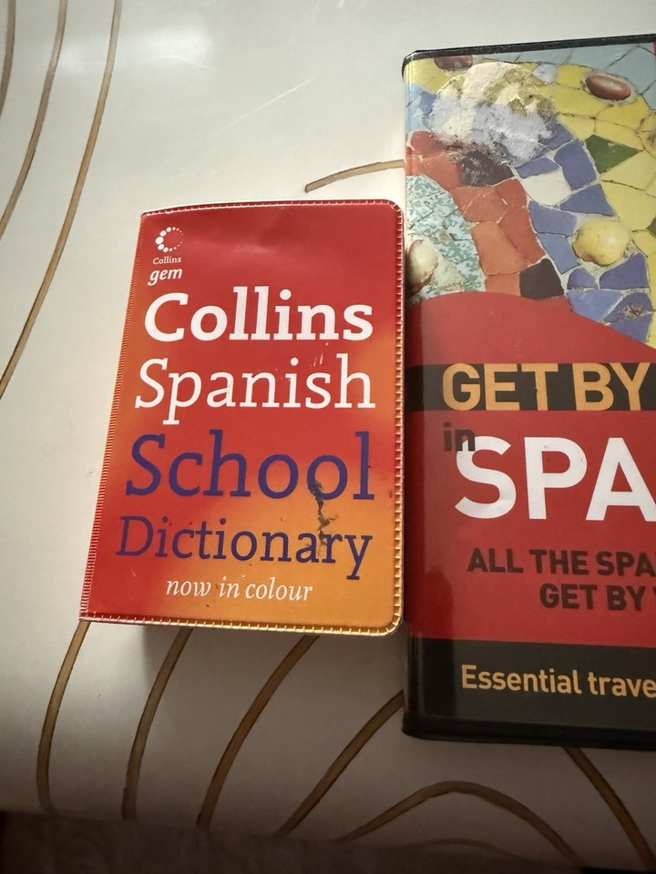 BBC ACTIVE " GET BY IN SPANISH " LEARNING LANGUAGE CD & BOOK (USED ...