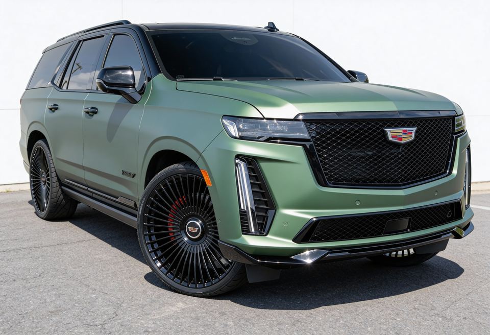 24" Flow Forged Floater Cap Rims 4️⃣PCS fits Cadillac Escalade ESV V ...