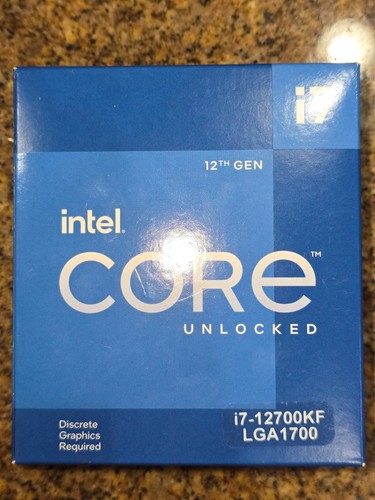 NEW Intel Core i7-12700KF 12th Gen LGA 1700 CPU 125W 12-Core 5.0 GHz ...