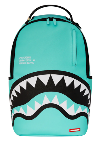 SPRAYGROUND SHARK CENTRAL ADRIATIC DLXSV BACKPACK - Basic Teal Bag ...