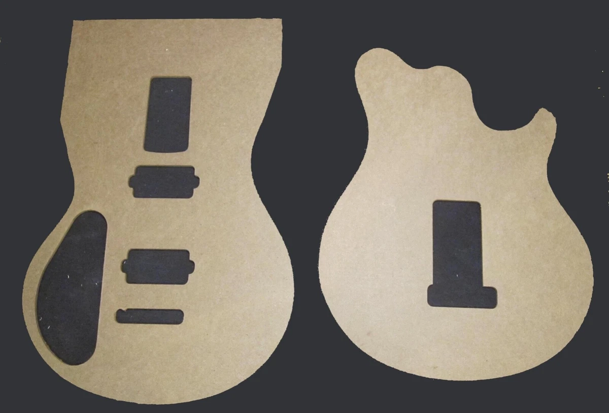 Electric Guitar Body Outline