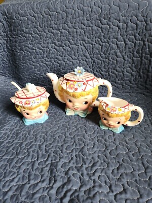 Vintage Lefton Miss Dainty Tea Set | eBay