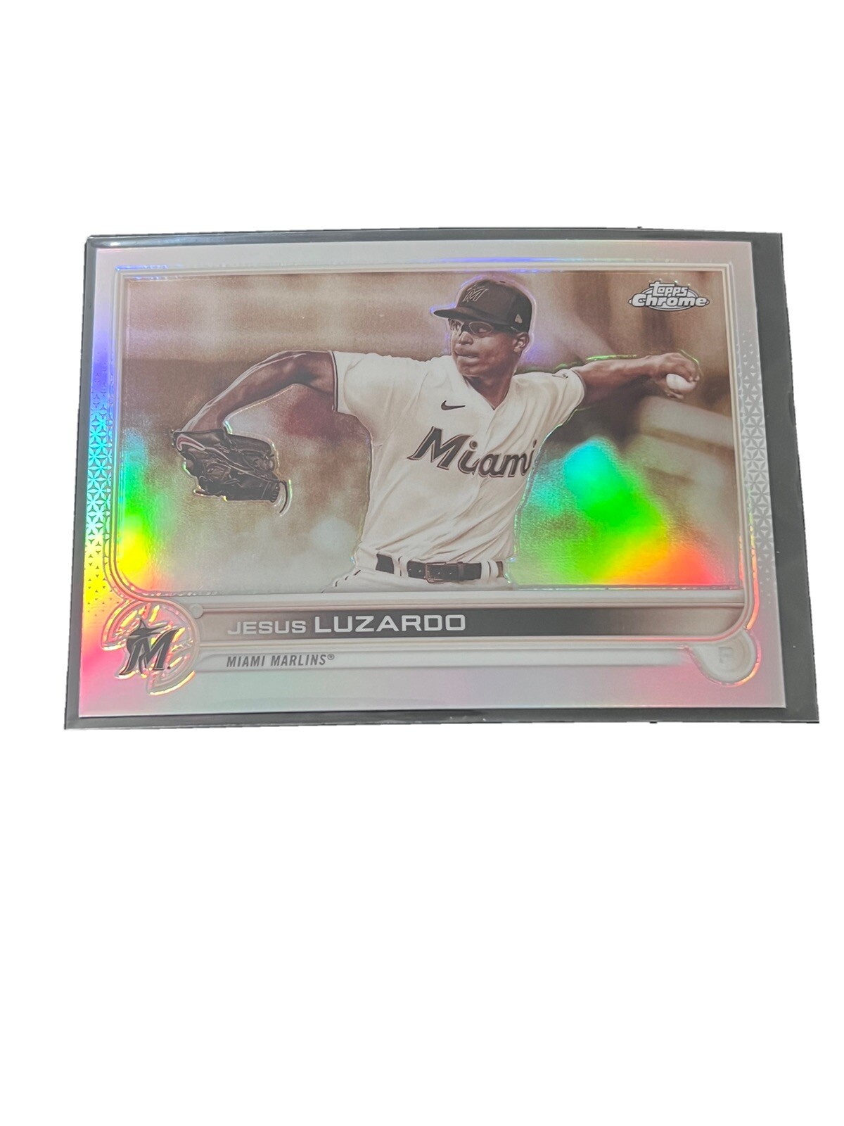 2022 Topps Chrome - Negative Refractor #112 Jesus Luzardo for sale ...