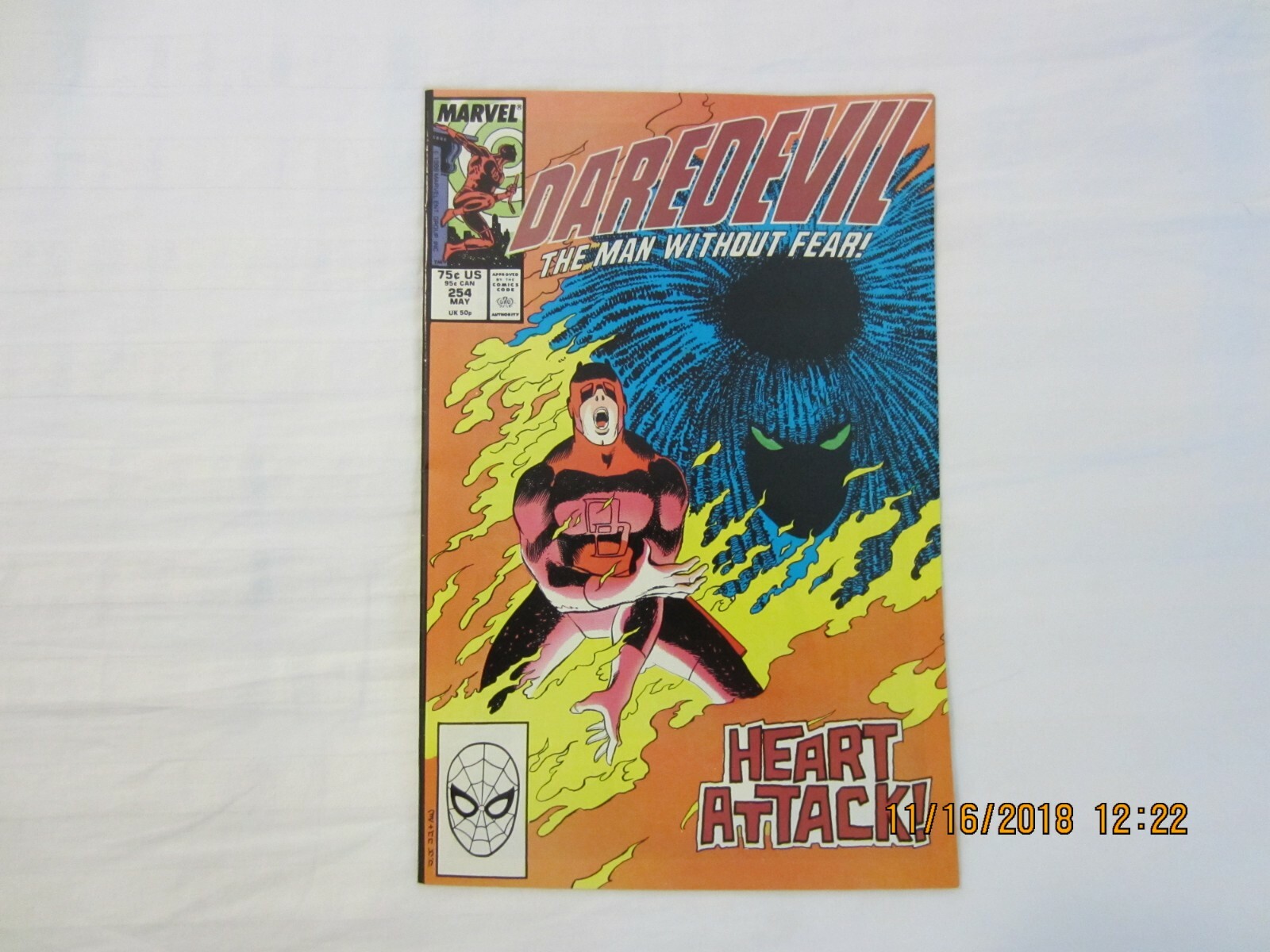 Daredevil #254 (Marvel, 1988) 1st Appearance of Typhoid Mary (Mary ...