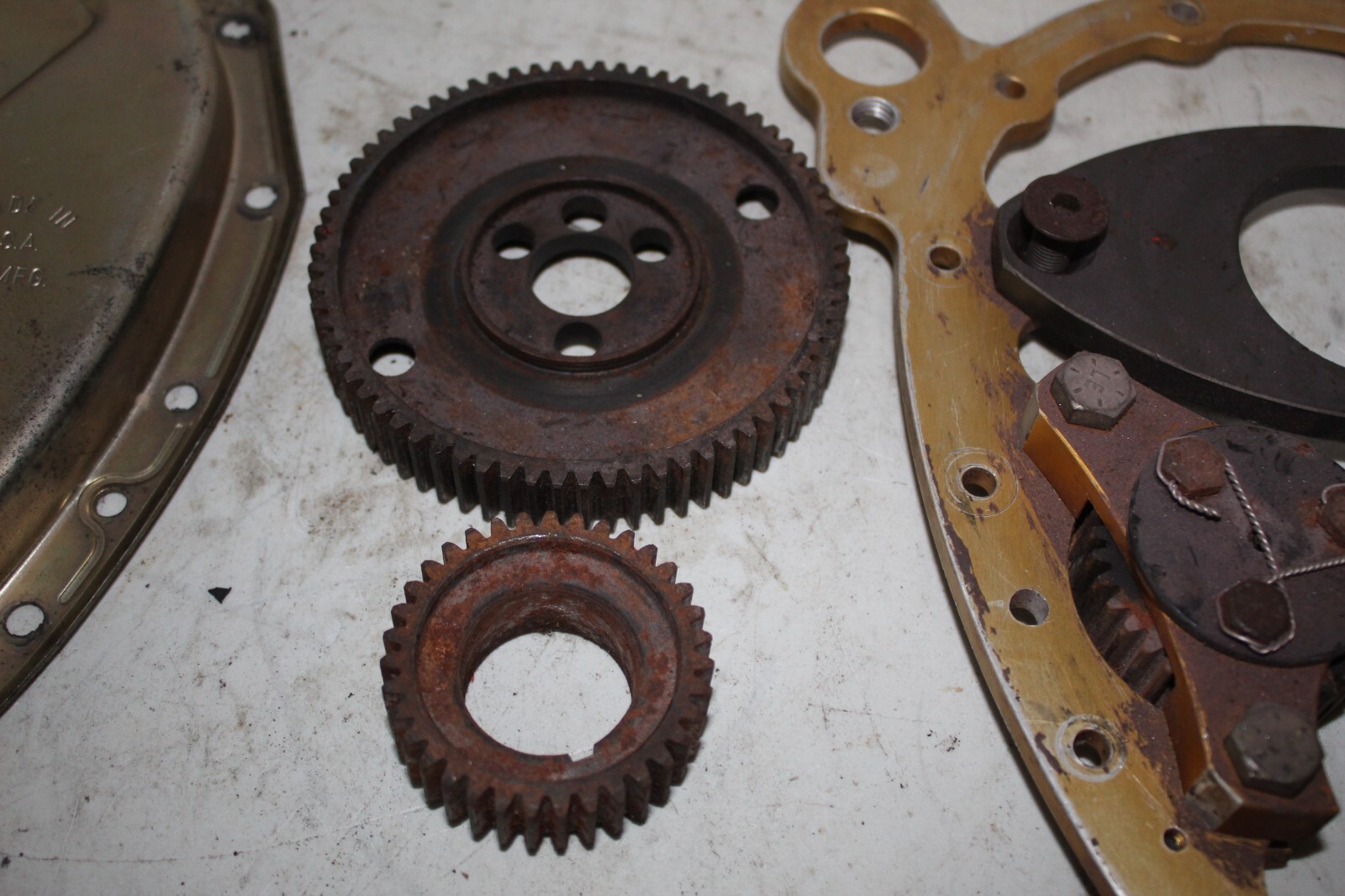 Summer BROS sbc timing gear drive setup ump imca wissota drag racing ...