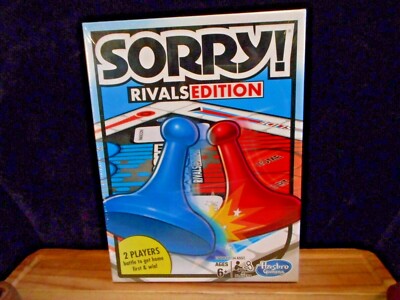HASBRO SORRY! RIVALS EDITION BOARD GAME AGES 6 AND UP 2 PLAYERS NEW | eBay