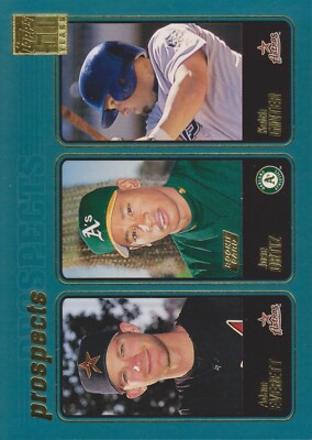 2001 Topps #374 Adam Everett Jose Ortiz Keith Ginter Rookie Baseball ...