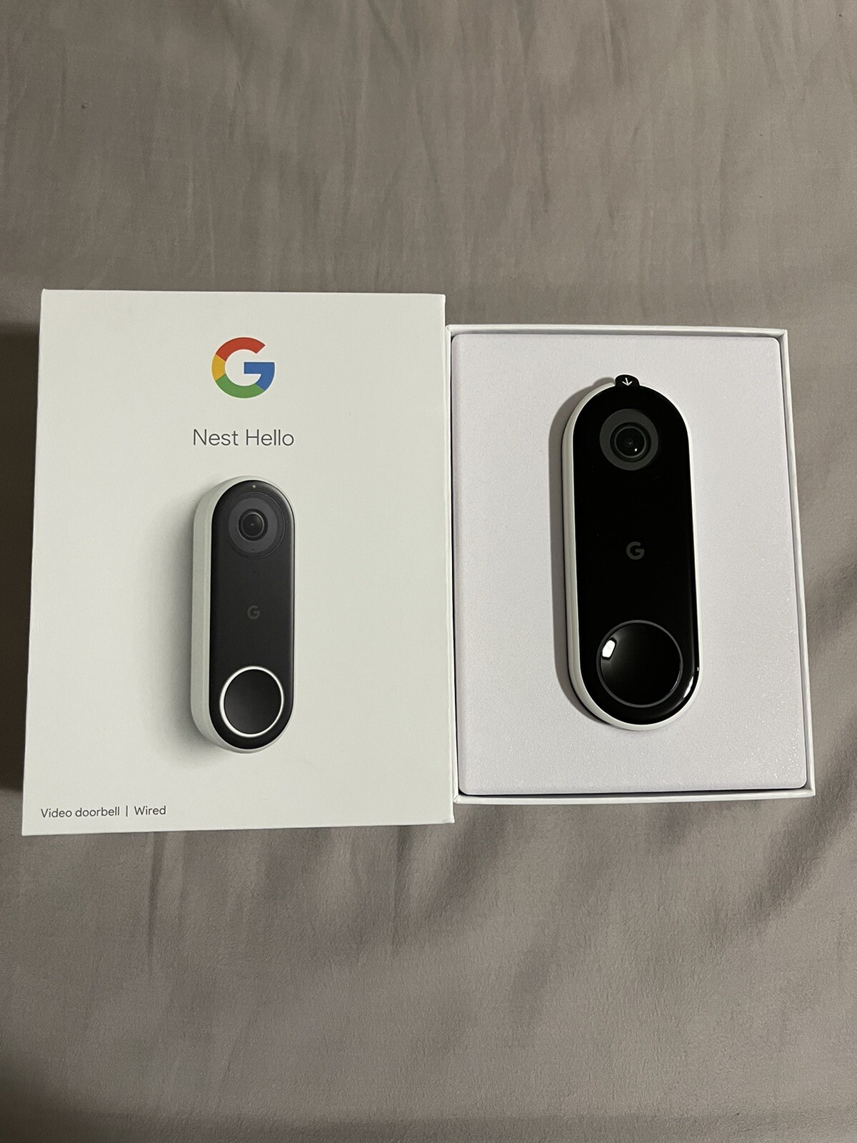Google Nest Hello Open Box Video Doorbell Wired Camera Security | eBay