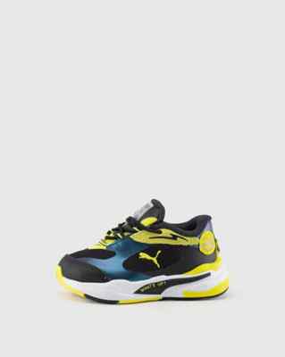 Puma RS Fast X Emoji Ac inf silver-Yellow-Black Toddler US Size 5c | eBay