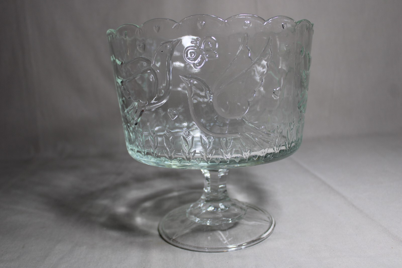 1 Colony Crafts Crystal Trifle Bowl In The Crystal Garden Pattern | eBay
