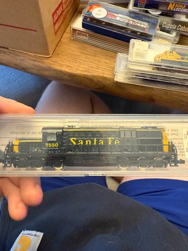 ALCO N scale Engine Locomotive 7550 Santa Fe Railroad RSD-15 | eBay