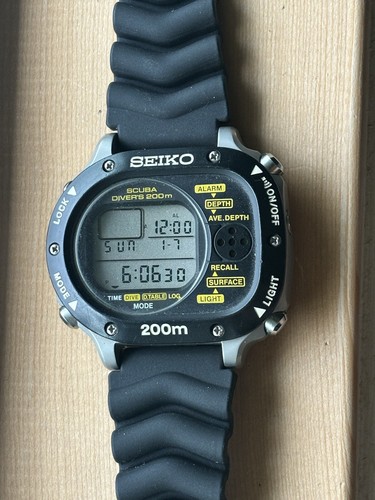 Seiko Dive Computer Scuba Master M726 5A00 | eBay