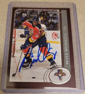 PETER WORRELL SIGNED 2002-03 O-PEE-CHEE OPC HOCKEY CARD #241 TTM ...