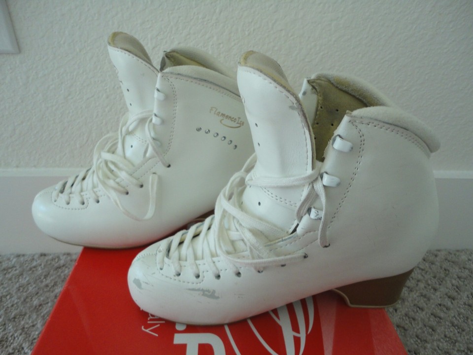 Edea Flamenco Ice Dance Skating Boots Size 245B (Pre-owned) | eBay